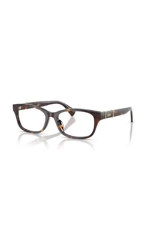 Ralph Lauren 52mm Rectangle Optical Glasses - Tortoise