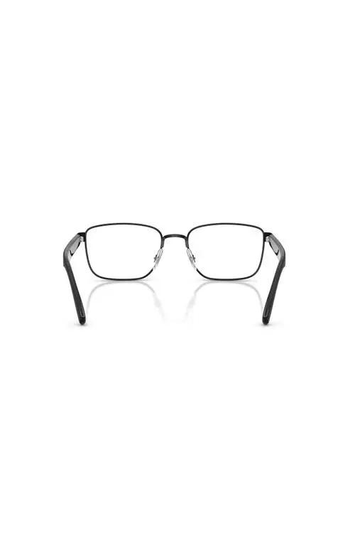 Ray-ban 54mm Rectangle Optical Glasses - Black
