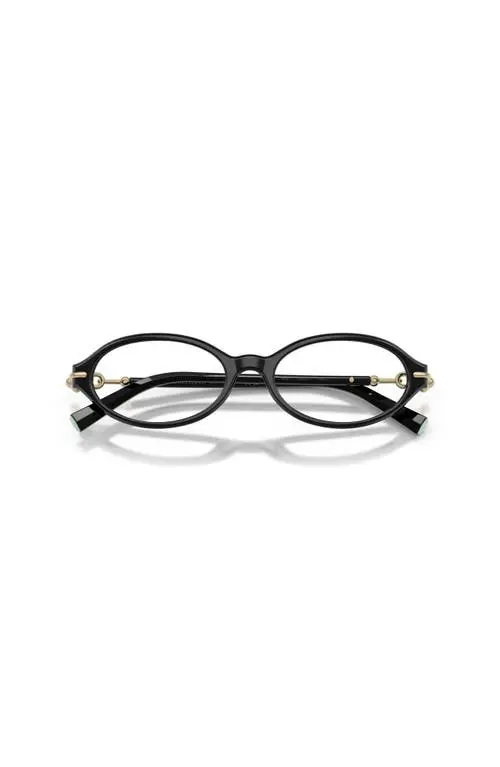 Tiffany & Co. 51mm Oval Optical Glasses - Black
