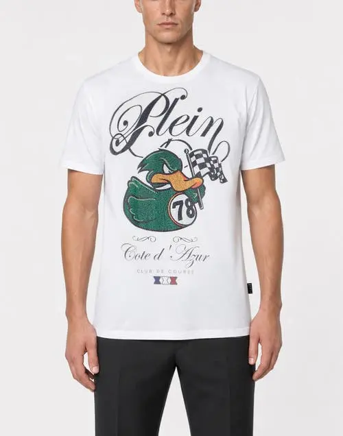 Philipp Plein T-shirt Round Neck Ss Duck