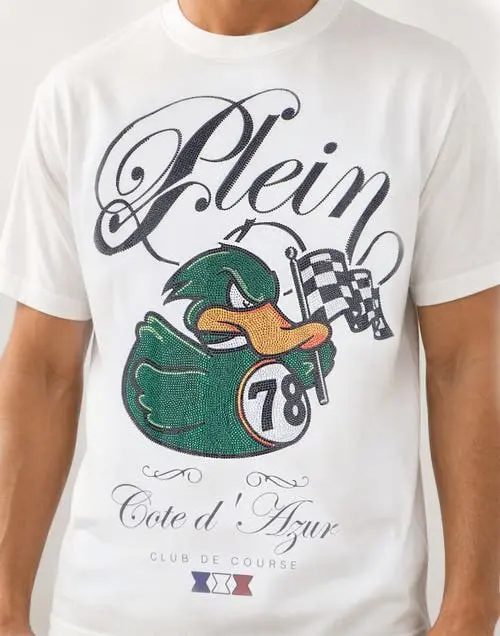 Philipp Plein T-shirt Round Neck Ss Duck