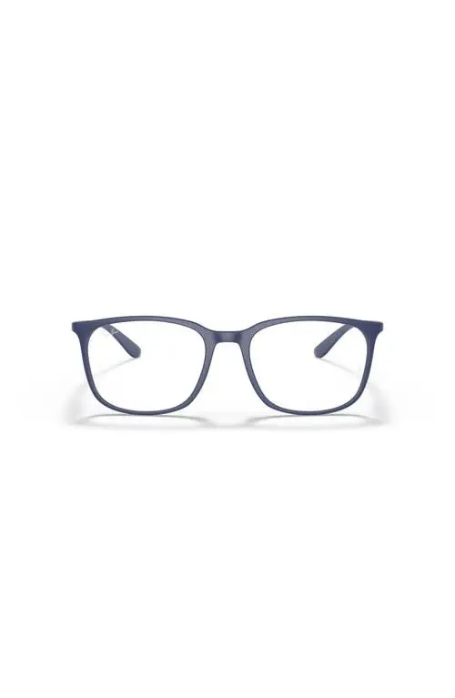 Ray-ban 56mm Square Optical Glasses - Blue