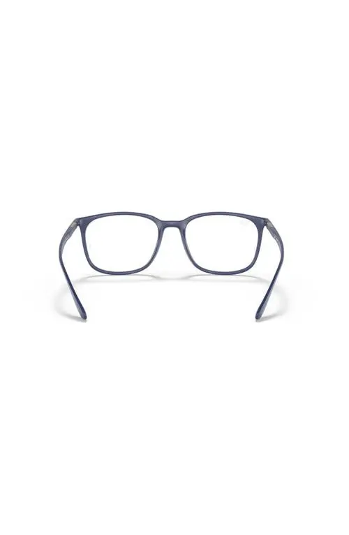 Ray-ban 56mm Square Optical Glasses - Blue
