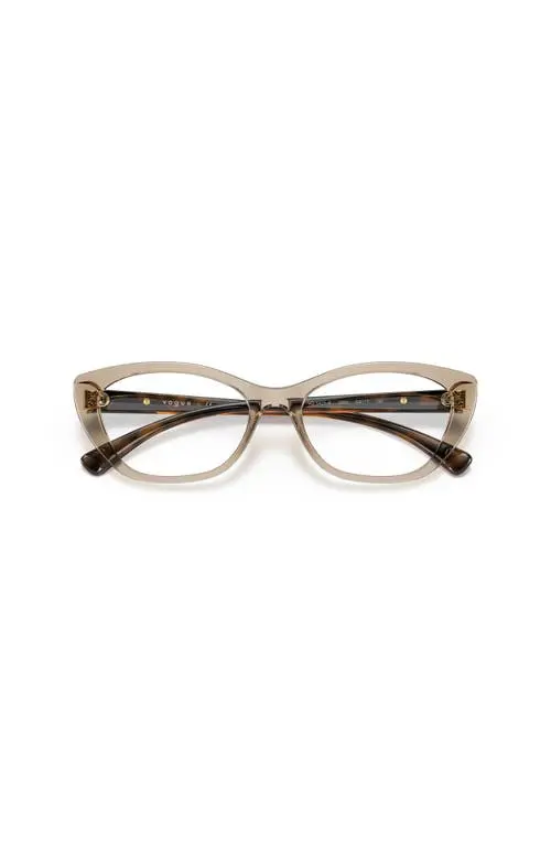 VOGUE EYEWEAR 54mm Oval Optical Glasses
