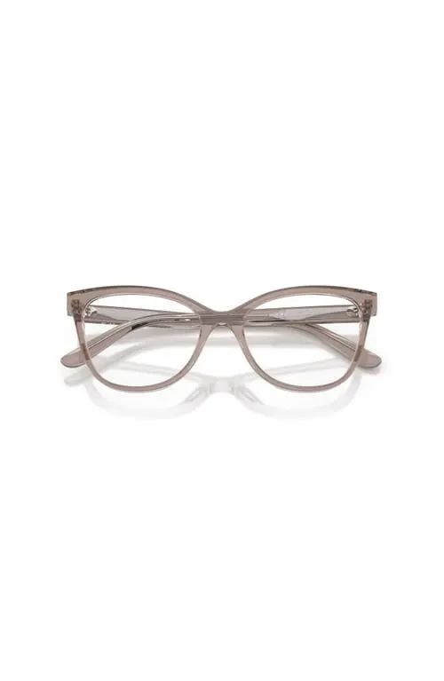 VOGUE EYEWEAR 53mm Phantos Optical Glasses - Brown