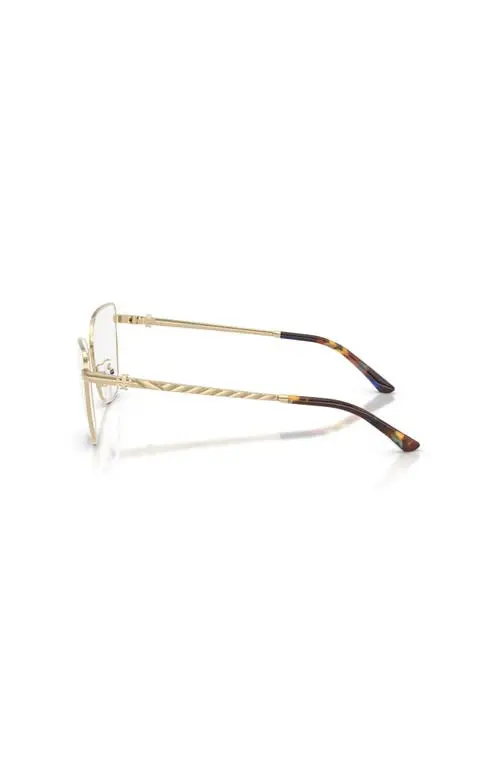 Tory Burch 54mm Cat Eye Optical Glasses - Gold
