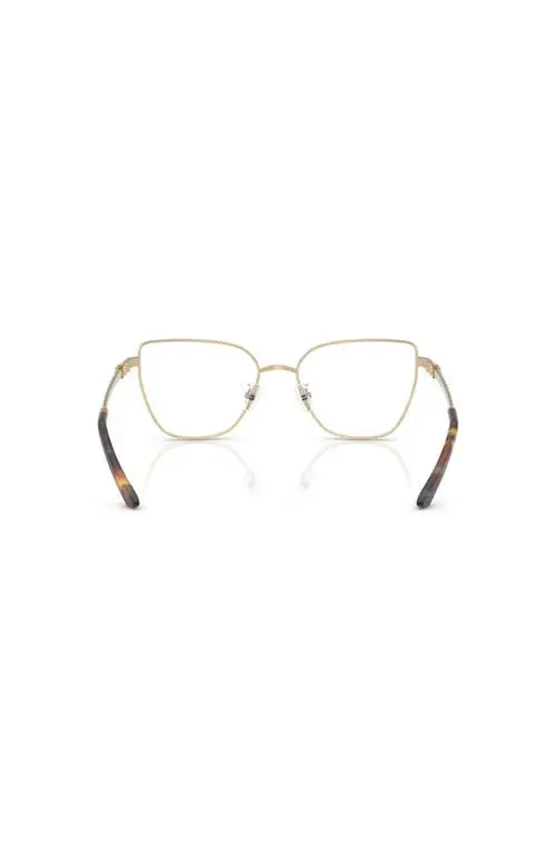 Tory Burch 54mm Cat Eye Optical Glasses - Gold