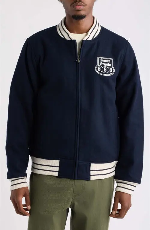 SANTO STUDIO Parley Varsity Jacket