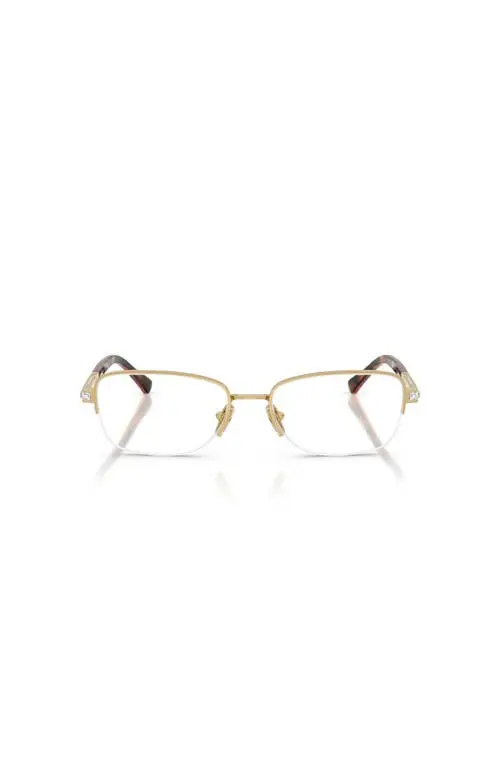 VOGUE EYEWEAR 54mm Rectangle Optical Glasses - Gold