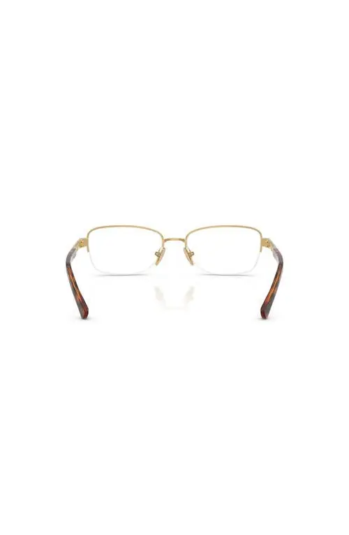 VOGUE EYEWEAR 54mm Rectangle Optical Glasses - Gold