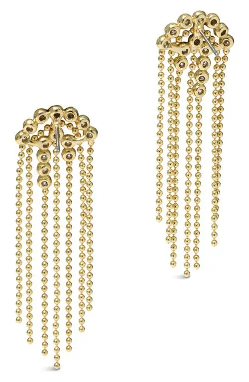 Alexis Bittar Asterales Bubble Fringe Chandelier Earrings