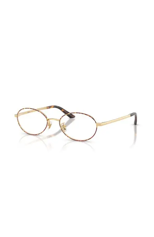 Versace 53mm Oval Optical Glasses