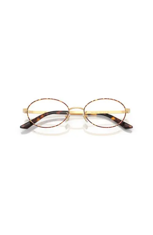 Versace 53mm Oval Optical Glasses