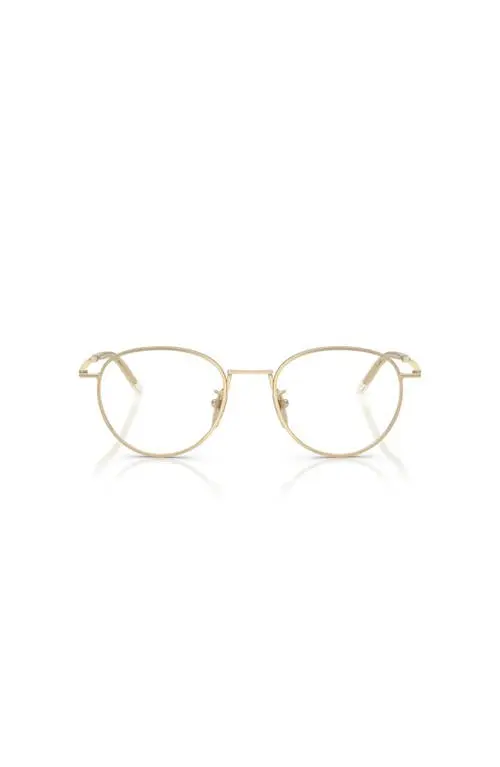 Prada 49mm Phantos Optical Glasses - Gold