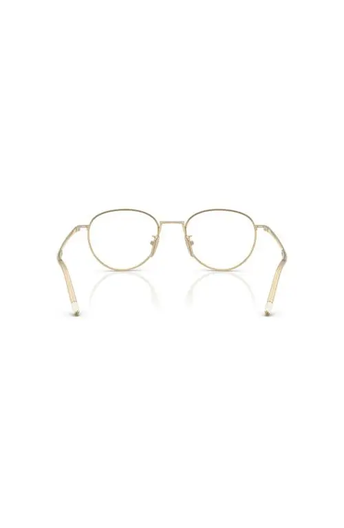 Prada 49mm Phantos Optical Glasses - Gold