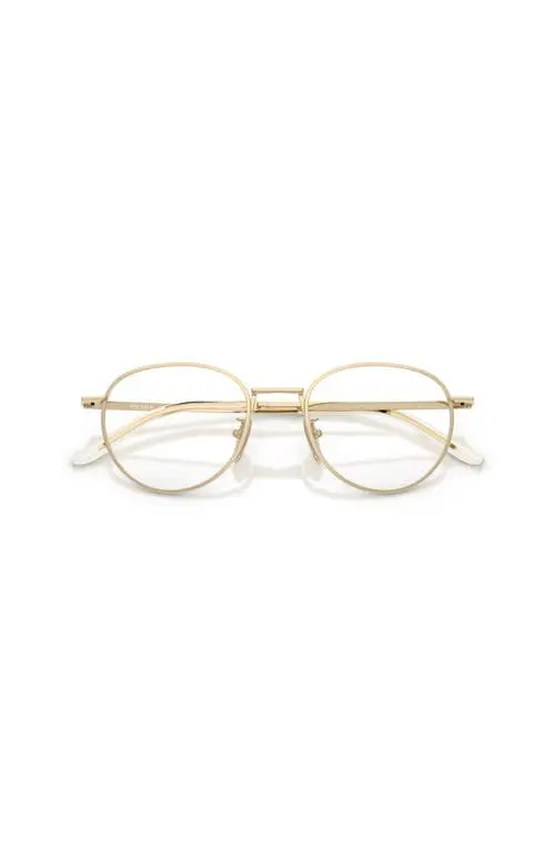 Prada 49mm Phantos Optical Glasses - Gold