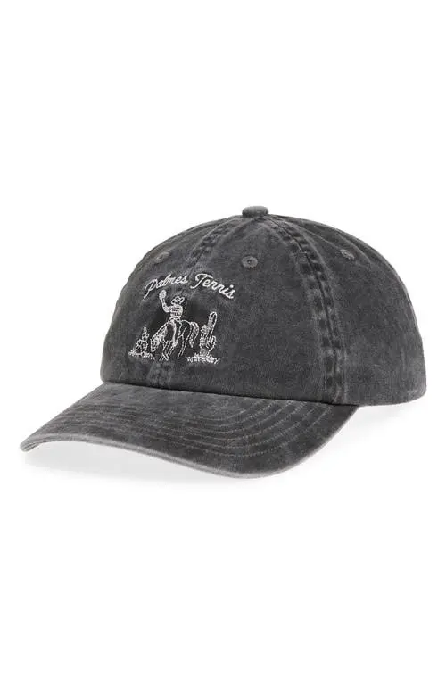 PALMES Western Baseball Cap - Charcoal