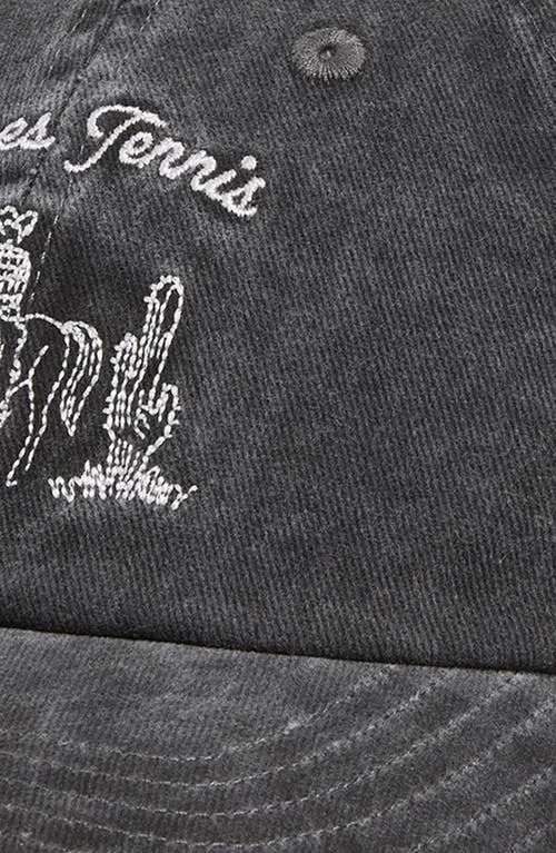 PALMES Western Baseball Cap - Charcoal