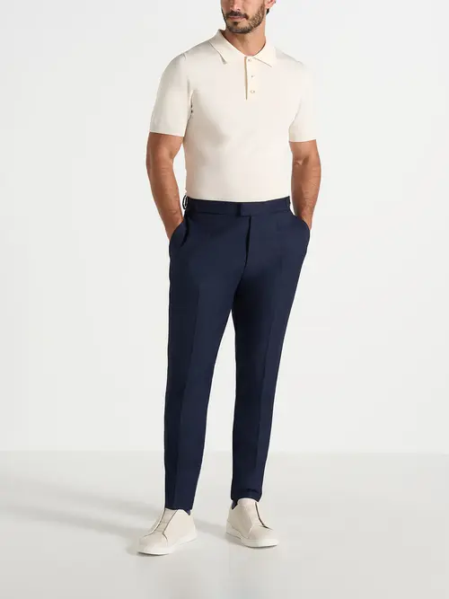 Manière De Voir Hubert Slim Fitted Tailored Trousers