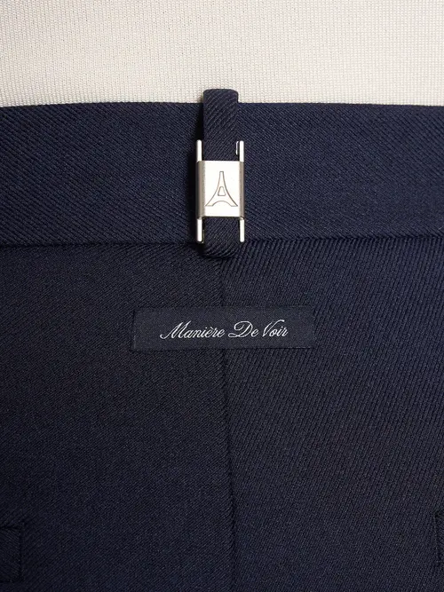 Manière De Voir Hubert Slim Fitted Tailored Trousers