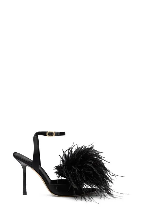 STUART WEITZMAN Boa Feather Sandal