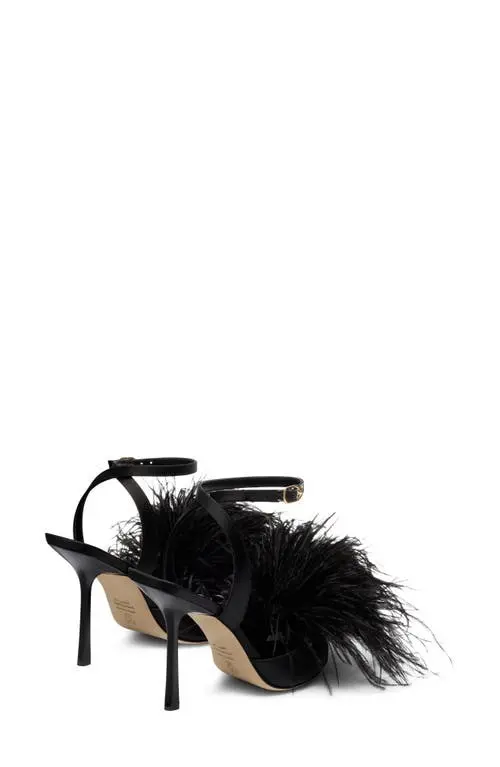 STUART WEITZMAN Boa Feather Sandal