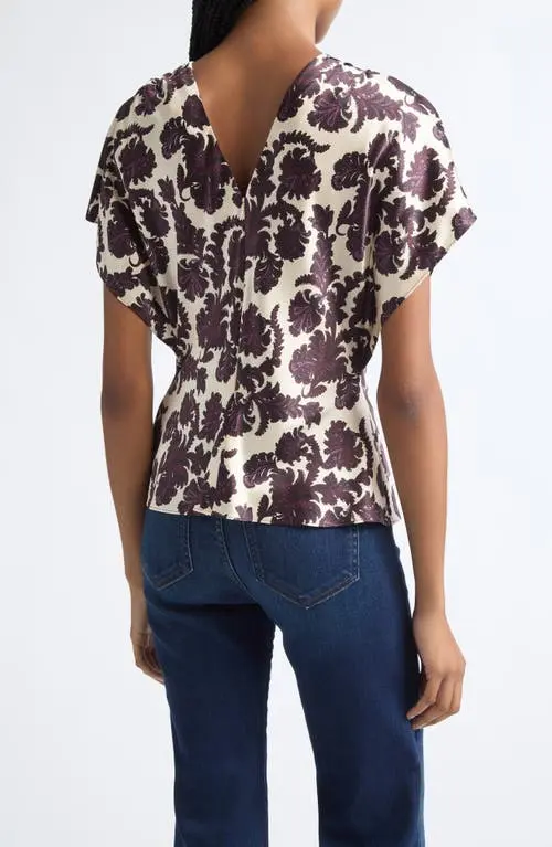 Veronica Beard Redgrave Silk Blend Top