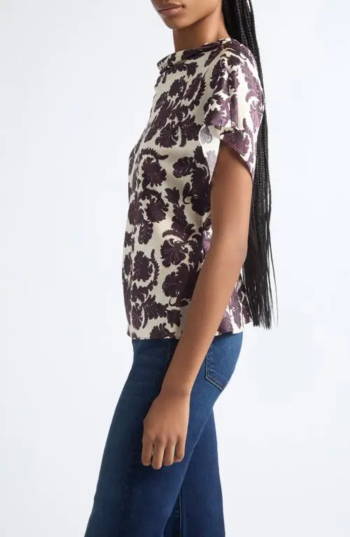 Veronica Beard Redgrave Silk Blend Top