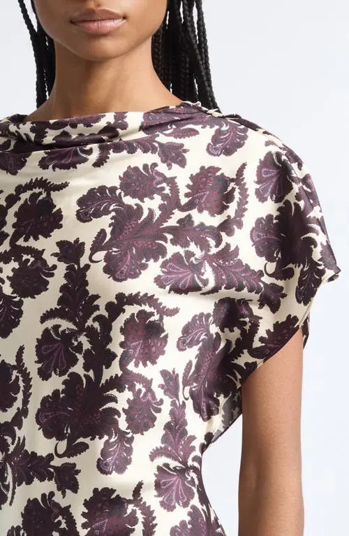 Veronica Beard Redgrave Silk Blend Top