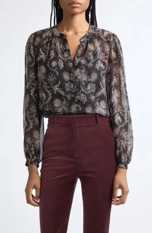 Veronica Beard Ashlynn Silk Top