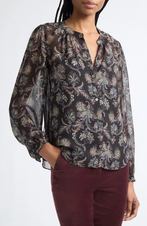 Veronica Beard Ashlynn Silk Top
