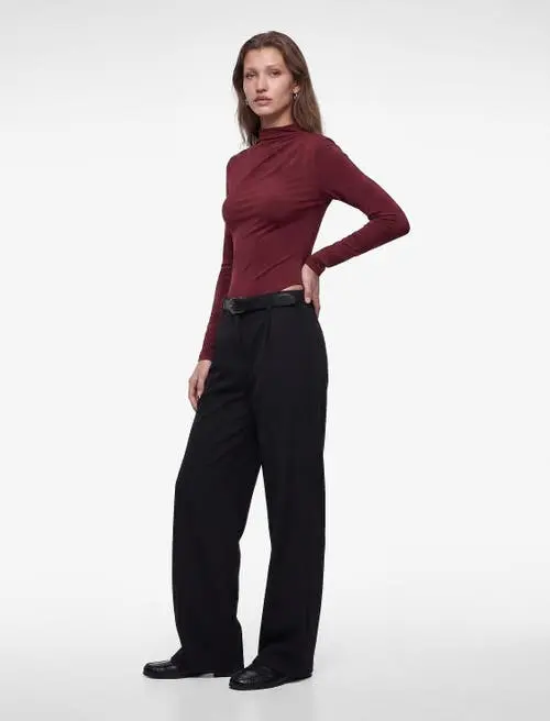 Koton Long Sleeve High Neck Bodysuit