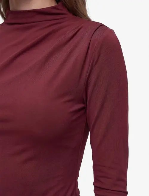Koton Long Sleeve High Neck Bodysuit