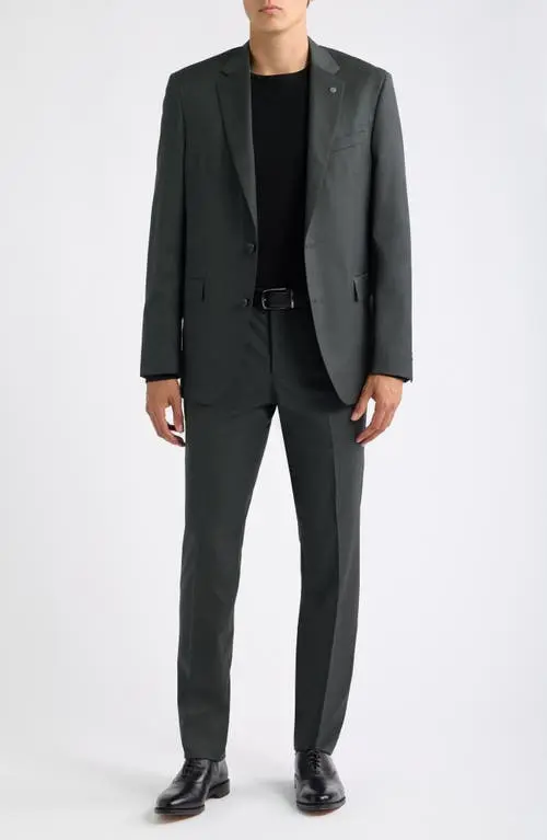 ALLSAINTS Ross Solid Wool Suit - Olive