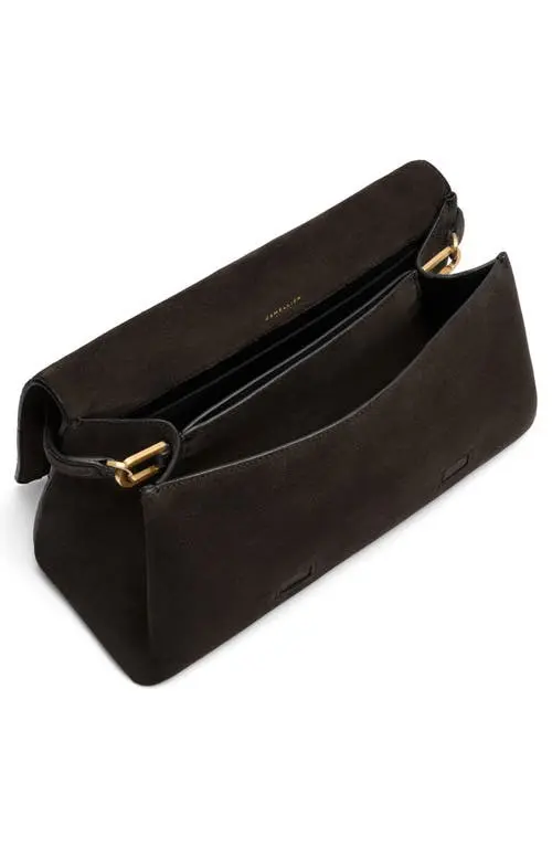 DEMELLIER N134 The Florence Woven Suede Top Handle Bag