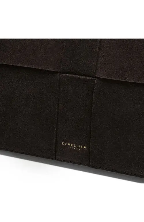 DEMELLIER N134 The Florence Woven Suede Top Handle Bag