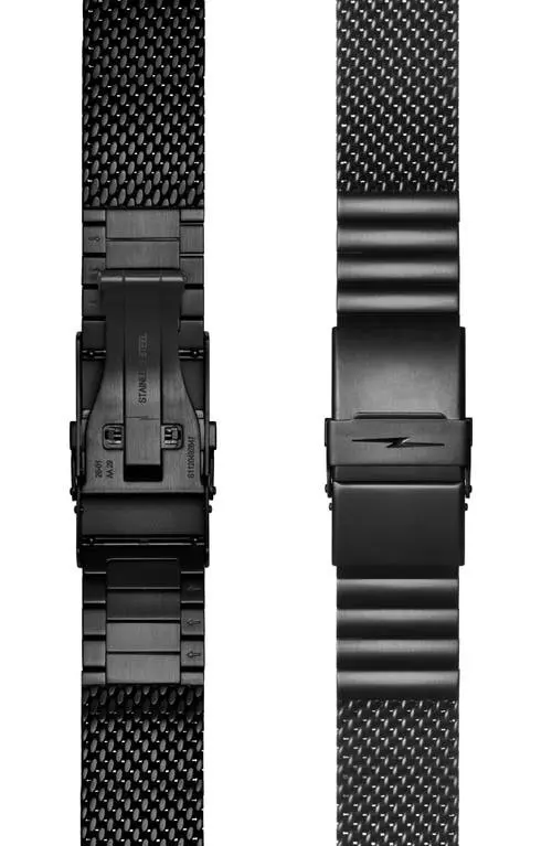 Shinola Mackinac Automatic Yacht Timer Mesh Strap Watch
