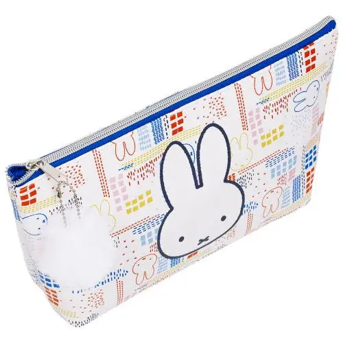DANIELLE NICOLE Allover Print Trapezoid Cosmetic Bag With Pom-pom Charm