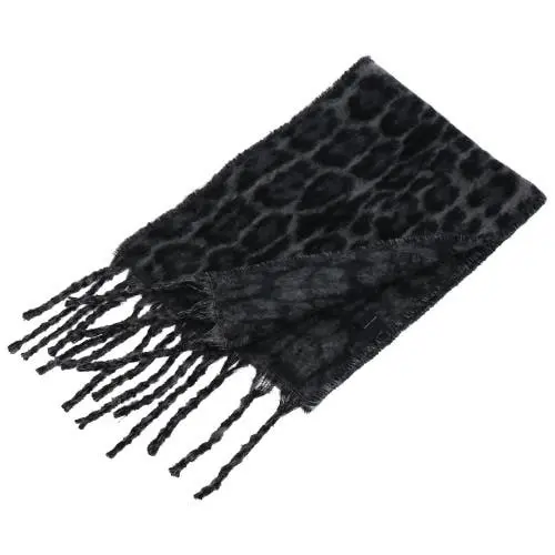 Rebecca Minkoff Brushed Woven Leopard Jacquard Scarf