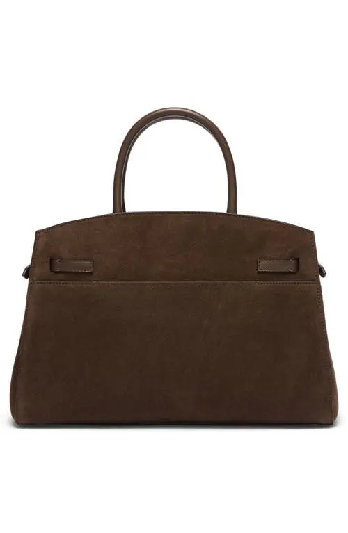 DEMELLIER The Midi Hudson Leather Tote - Mocha