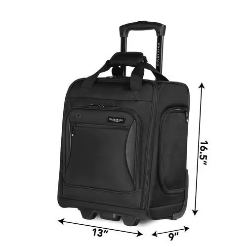 WALLYBAGS Solutions 16 Underseat Bag With Padded Electronics Pockets