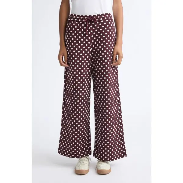 Marimekko Kiki Polka Dot Cotton Drawstring Pants