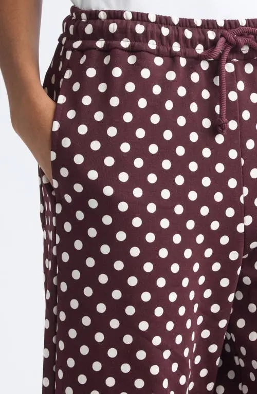 Marimekko Kiki Polka Dot Cotton Drawstring Pants