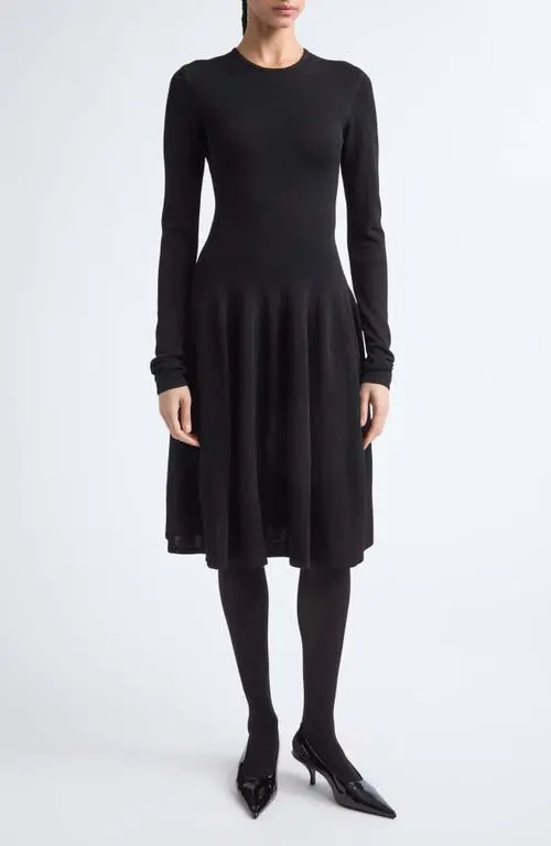 TOTEME Sculpted Knit Long Sleeve Dress