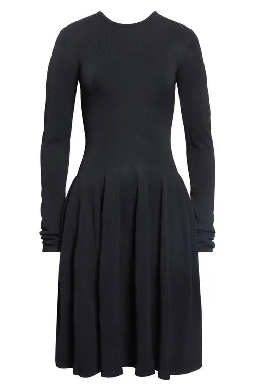 TOTEME Sculpted Knit Long Sleeve Dress