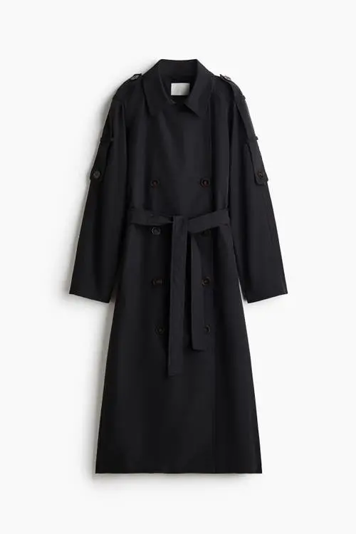 H&M Double-breasted Trench Coat