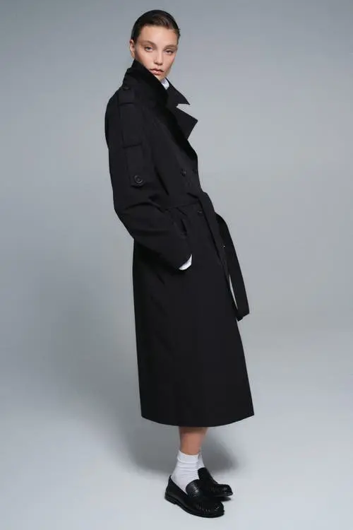 H&M Double-breasted Trench Coat
