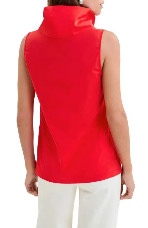 MARCELLA Marcy Cowl Neck Sleeveless Top