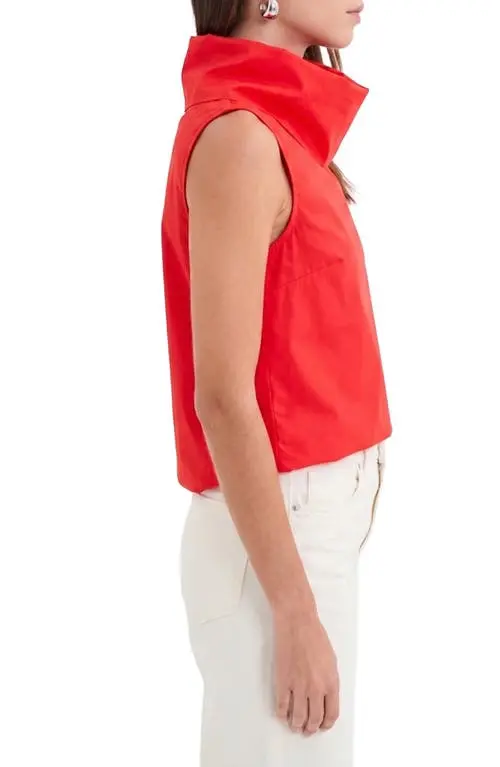 MARCELLA Marcy Cowl Neck Sleeveless Top