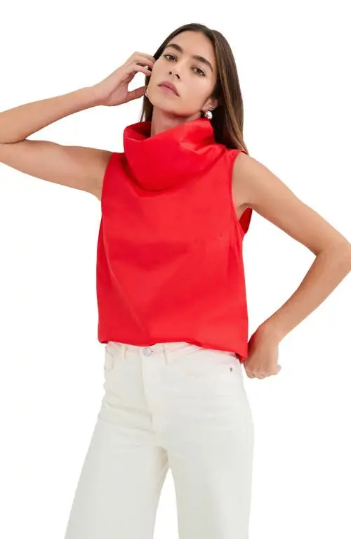 MARCELLA Marcy Cowl Neck Sleeveless Top